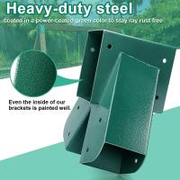 China Sample Swing Set Brackets Heavy Duty Steel A Frame Hardware Includes Wood Screws Washers for sale