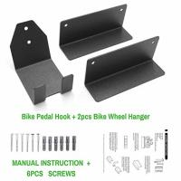 China ISO9001 Rohs CE 16949 Red Hanging Up Bike Wheel Holder for One Bike in Cycle Storage for sale