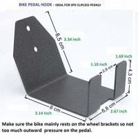 China ISO9001 Rohs CE 16949 Red Hanging Up Bike Wheel Holder for One Bike in Cycle Storage for sale