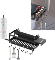 China Space Saving Grill Caddy with Paper Tower and Knife Holder Installation Type Hook for sale