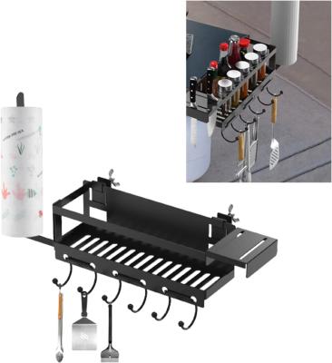 China Space Saving Grill Caddy with Paper Tower and Knife Holder Installation Type Hook for sale
