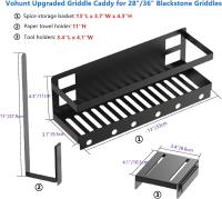 China Space Saving Grill Caddy with Paper Tower and Knife Holder Installation Type Hook for sale