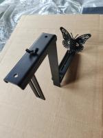 China Wall Mount Window Box Bracket with Adjustable Butterfly Design and Customized Plating for sale