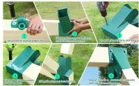 China Stable and Sturdy Green Coated A-Frame Swing Set Bracket for 2 4x4 Legs and 1 4x6 Beam for sale