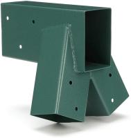 China Stable and Sturdy Green Coated A-Frame Swing Set Bracket for 2 4x4 Legs and 1 4x6 Beam for sale