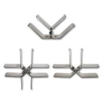 China Advanced Mould Technique Silver Impaling Clips for Soundproofing Acoustical Insulation for sale