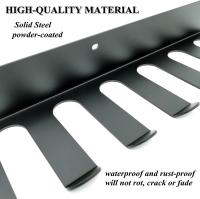 China 16 Bat Metal Baseball Bat Rack Holder for Wall Mount Sports Equipment Storage for sale