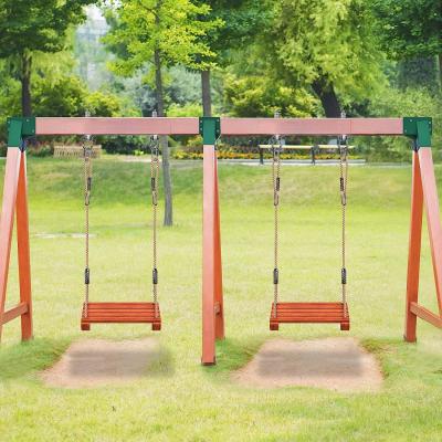 China Swing Set Brackets 2 Pack Heavy Duty Steel A Frame Hardware with Wood Screws Washers for sale