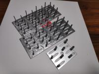 China Galvanised Steel 8-pin Acoustical Insulation Impaling Clips for Sustainable Buildings for sale
