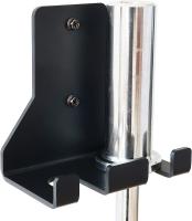China Garage Vertical Barbell Storage Double Barbell Wall Mount Display Rack Support Fixed for sale