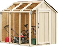 China 2mm Thickness Custom Shed Kit with Peak Roof Fast Framer Universal Storage Shed Framing Kit for sale