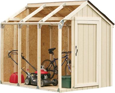 China 2mm Thickness Custom Shed Kit with Peak Roof Fast Framer Universal Storage Shed Framing Kit for sale