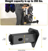 China Hitch Wall Mount Storage Device for Bike and Cargo Hitch Rack Durable and Strong for sale