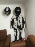China Motorcycle Helmet Stand Rack Organizer for Football Coats Hats 774g Easy Installation for sale