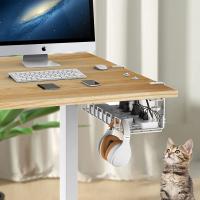 China Under Desk Cable Management Tray Organize Wires with Power Coated Carbon Steel Design for sale