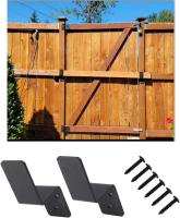 China 125*76mm Heavy Duty Steel Black Z Bracket Beam Support for Outdoors Wooden Frame Fixing for sale