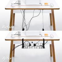 China Metal Cable Tray for Table Desks Cable Arrangement in Offices Home Storage Holders Racks for sale