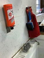 China Space-Saving Adhesive Bottle Holder for Shampoo Set of 2 Behind Doors/On Walls for sale