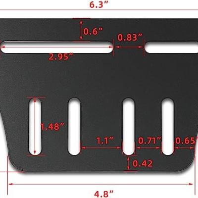 China Bed Frame Brackets Headboard Adapter Adjustable Attachment Parts for Black Metal Beds for sale