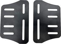 China Bed Frame Brackets Headboard Adapter Adjustable Attachment Parts for Black Metal Beds for sale