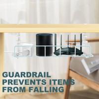 China Organize Cables and Power Strips with Our Sustainable Under Desk Cable Duct Wire Basket for sale