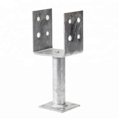 China Metric Metal Angle Post Brackets for 2x4 Wood Fences Free Mold Fee Easy Installation for sale