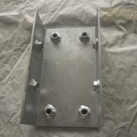 China Metric Metal Angle Post Brackets for 2x4 Wood Fences Free Mold Fee Easy Installation for sale