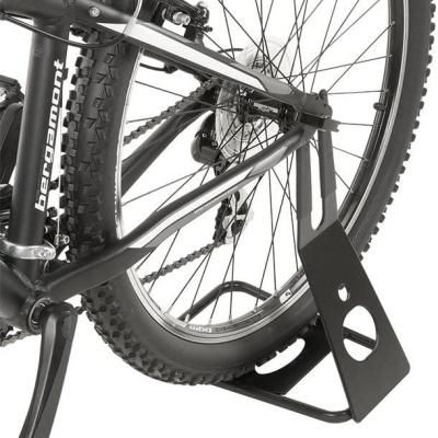 China 26-29 Inch Bicycle or Road Bike Rear Wheel Stand with Single-side Bracket and Steel Base for sale