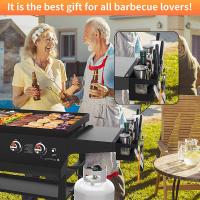 China Organize Your BBQ Station with this Non-folding Rack BBQ Caddy and Paper Towel Holder for sale