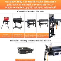 China Organize Your BBQ Station with this Non-folding Rack BBQ Caddy and Paper Towel Holder for sale