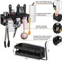 China Organize Your BBQ Station with this Non-folding Rack BBQ Caddy and Paper Towel Holder for sale