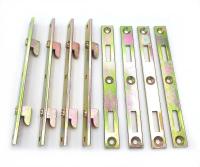 China Wood Bed Rail Connecting Fittings Heavy Duty Bed Frame Rail Hardware with 2mm Thickness for sale
