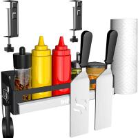 China Space Saving Grill Accessories Holder BBQ Accessories Organizer for Blackstone 28