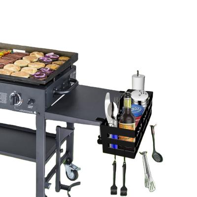 China Griddle Grill Caddy BBQ Accessories Organizer for Outdoor Blackstone Grill with Paper Towel Holder for sale