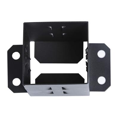 China Standard Size Free of Mold Heavy Duty Metal Anchor Base for Garden Fence Rail Bracket for sale