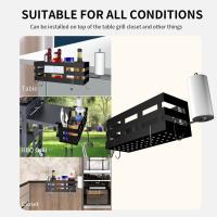 China Griddle Grill Caddy BBQ Accessories Organizer for Outdoor Blackstone Grill with Paper Towel Holder for sale