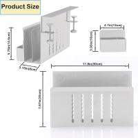 China Double-Deck Hanging Desk Organizer Under Desk Laptop Stand for Clutter-Free Desk for sale