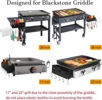 China BBQ Accessories Griddle Caddy Storage Box and Paper Towel Holders Powder Coated for sale