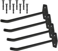 China Sturdy Carbon Steel Wall Mount Tire Rack with Multifunction Hooks and Logo Print for sale