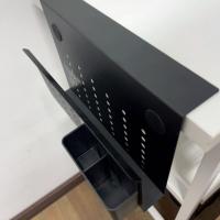 China No Drill Under Desk Cable Management Tray Under Desk Laptop Holder with Pen Holder for sale