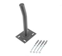 China Sturdy Carbon Steel Wall Mount Tire Rack with Multifunction Hooks and Logo Print for sale