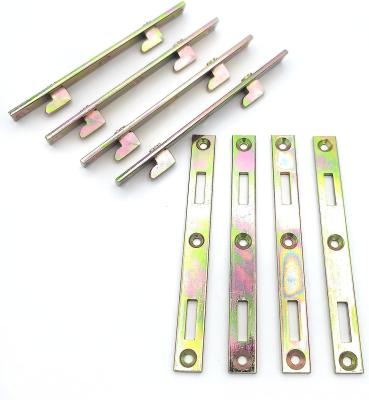China Galvanized Sheet Metal Bed Frame Connecting Bracket for 2mm Thick Bed Sheet Fasteners for sale