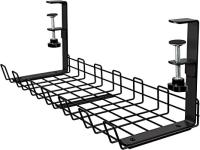 China Home/Office Wire Organizer Tray No Drill Steel Cable Tray for Neat Cable Management for sale