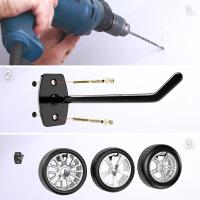 China Functional Wall Shelf Support Heavy Duty Multifunction Steel Garage Tire Rack for sale