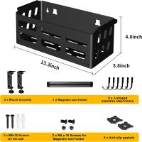 China BBQ Accessories Storage Box with Magnetic Tool Holder Paper Towel Holder for 28