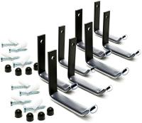 China Alternative Space Saving Hook Wall Mount Heavy Duty Tire Rack Wheel Storage Metal Rack for sale