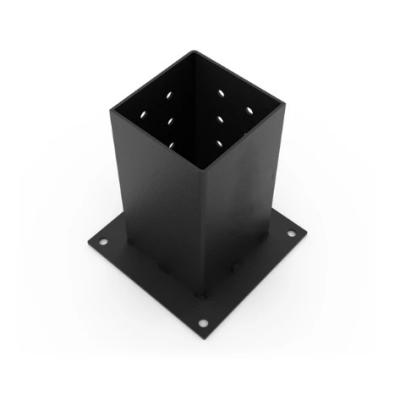 China Hot Deep Galvanized 6*6 Framehouse Awning Post Base A Must-Have for Fixed Wooden Post for sale