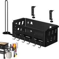 China Space Saving Outdoor Grill Organizer with Paper Towel Holder Tool and Firm Installation for sale