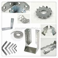 China Silver Wood Connector Hardware Metal Bracket For Timber for Structural Support for sale
