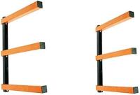 China Customizable Steel Wood Organizer and Lumber Storage Metal Rack for Workshop for sale